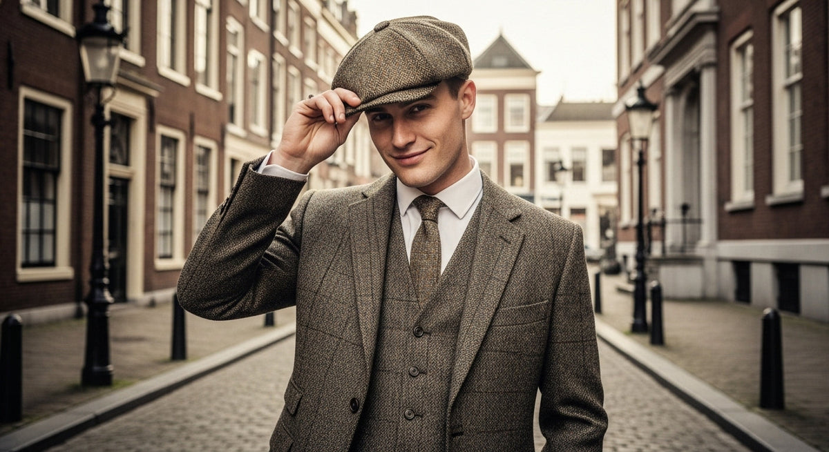 Peaky Blinders style suit construction using estate tweeds and vintage ...