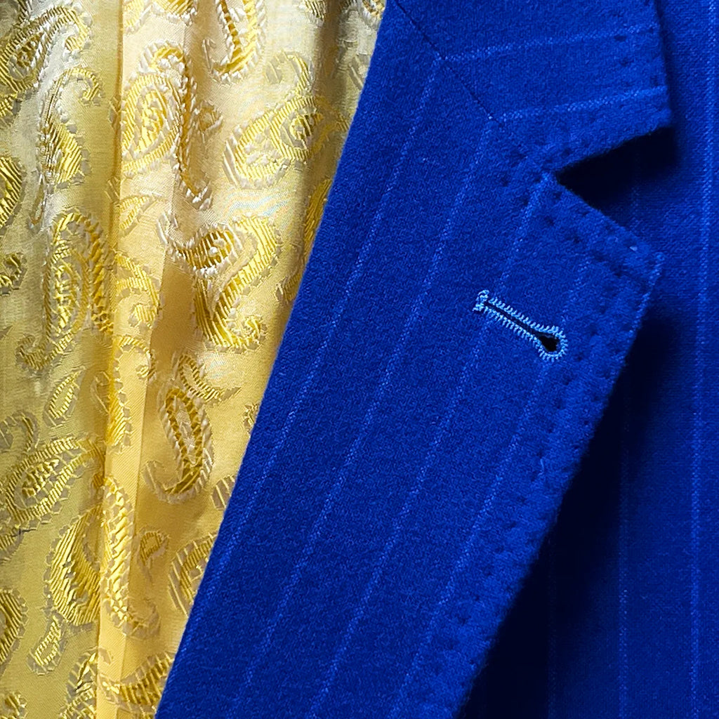 Westwood Hart Royal Blue Pinstripes Men's Suit – WESTWOOD HART
