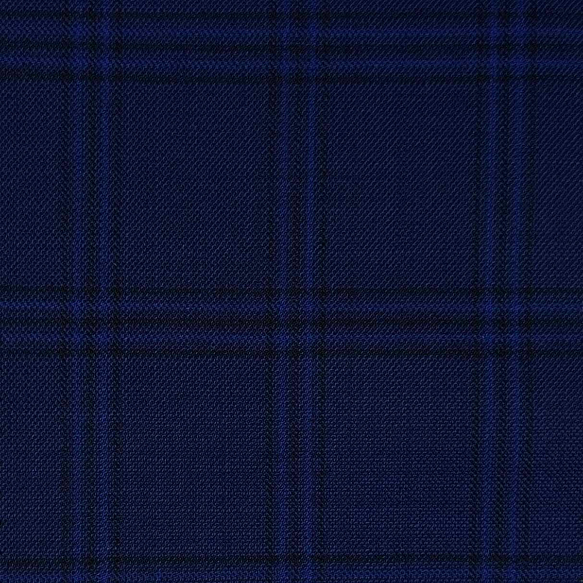 Navy Blue Windowpane