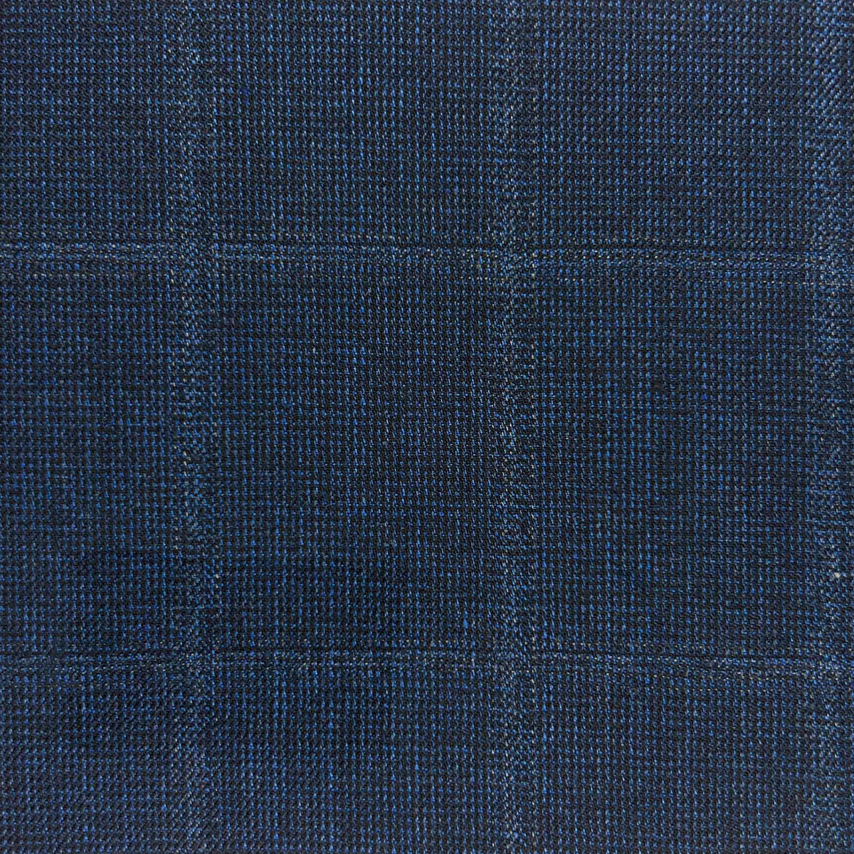 Navy With Fine Self Windowpane- Navy Blue Self Design With Comfort ...
