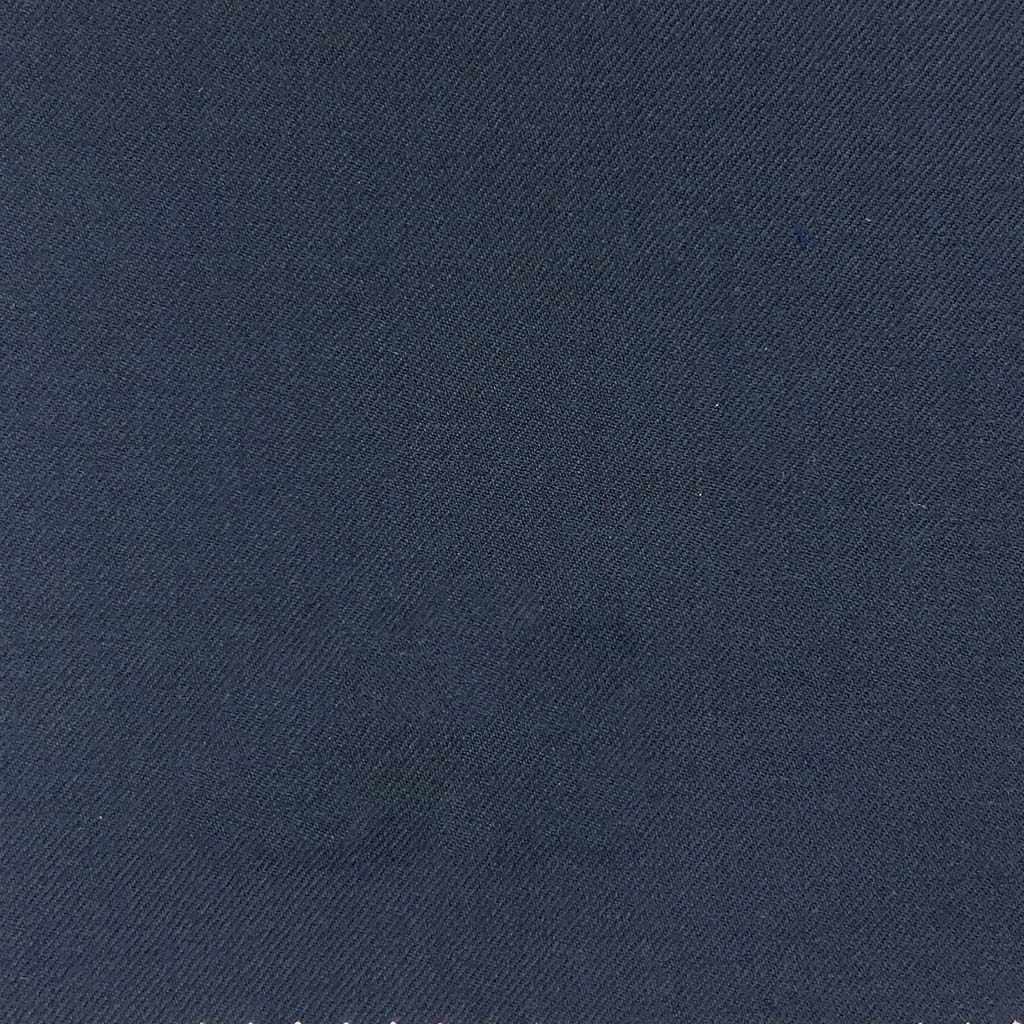 Midnight Blue Plain Weave Flannel With Comfort Stretch - Custom Hand ...
