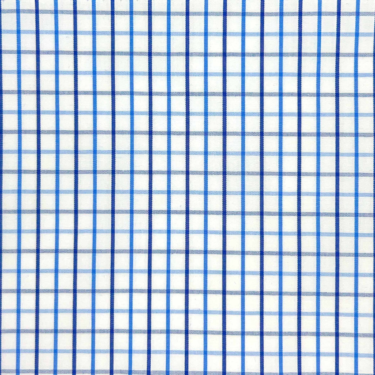 Royal Blue With Navy Blue Grid Check – WESTWOOD HART