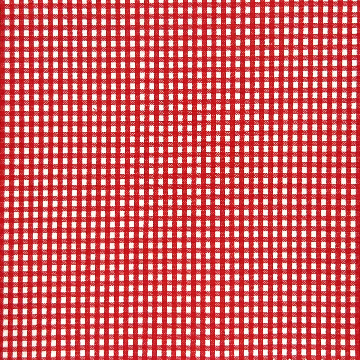 Red Mini Gingham Check